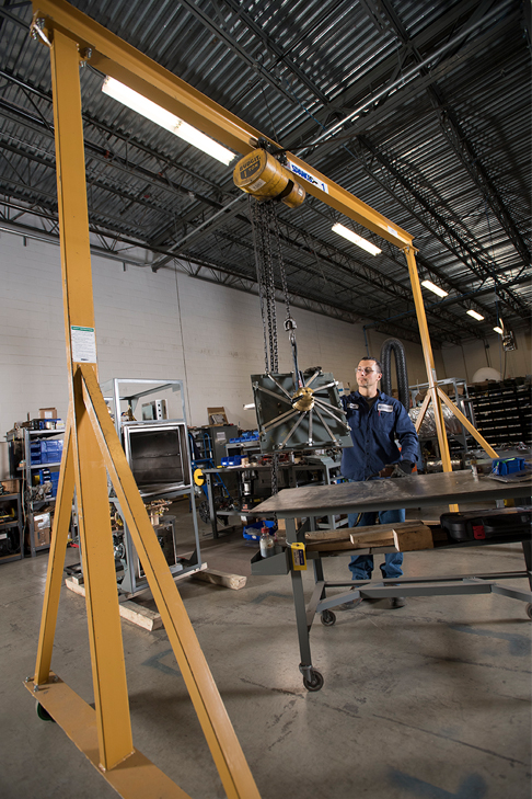 E-Series Gantry Cranes | Fixed or Adjustable Height | Spanco