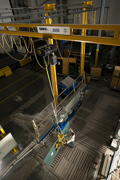 Freestanding Workstation Bridge Cranes - Spanco