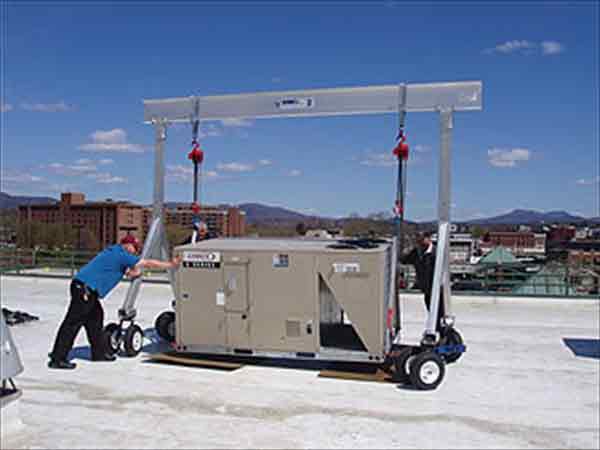 Aluminum gantry cranes for hvac applications - Excellent overhead crane ...